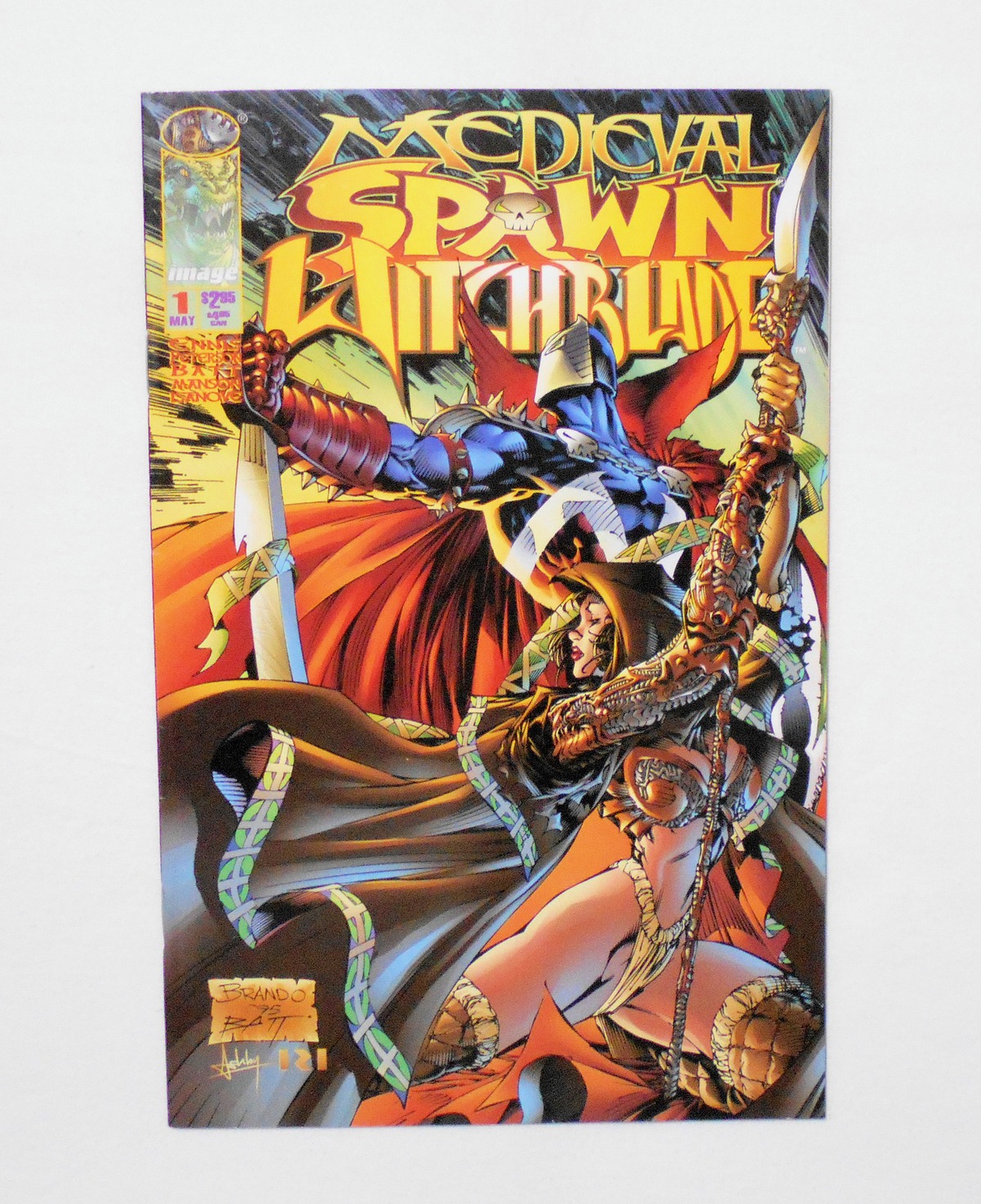 【メディーバル・スポーン ウィッチブレイド MEDIEVAL SPAWN / WITCHBLADE】 VOL.1 NO.1 IMAGE COMICS ＜1996年＞ アメコミ アメリカン ...