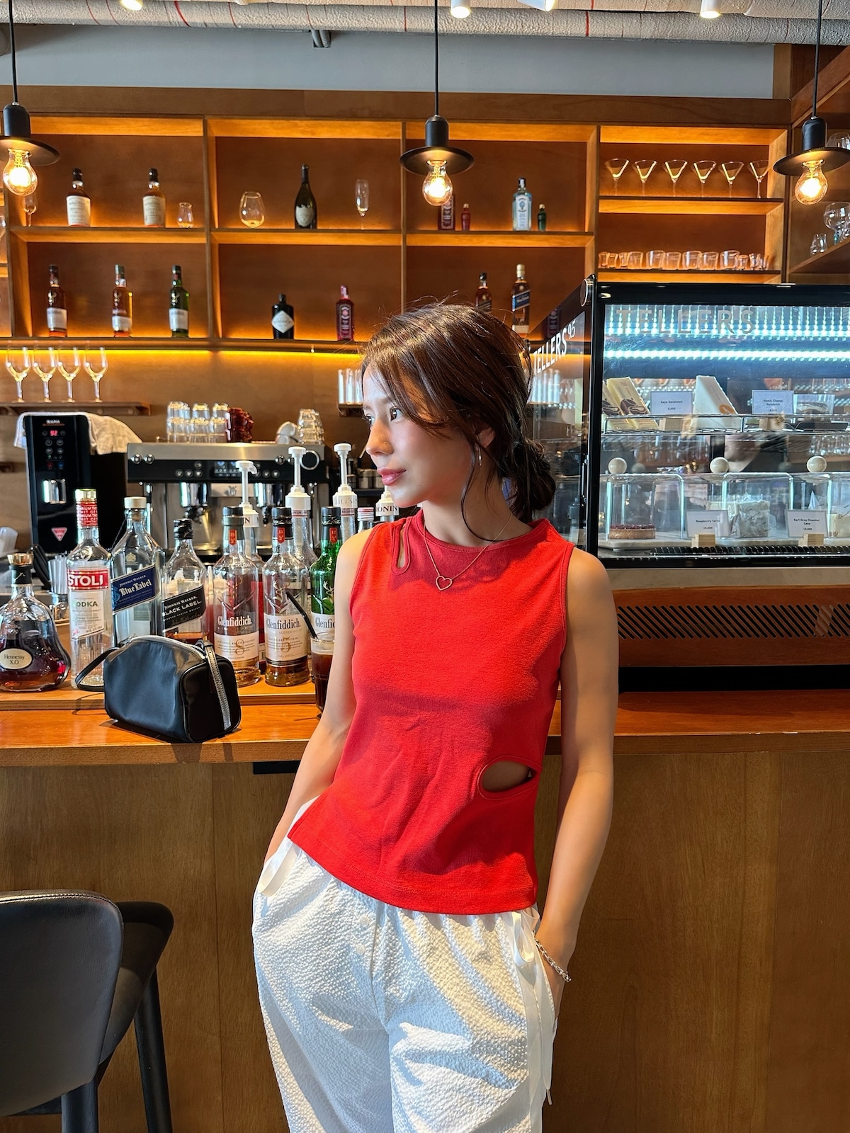 Side Cut Tank Red | meme