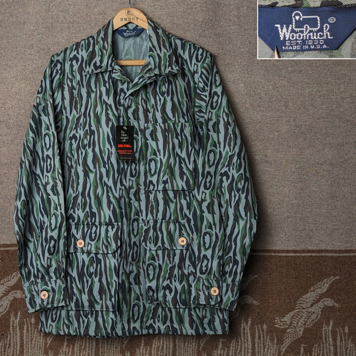 80s WOOLRICH Shadow Bark Camo Hunting Jacket （S） DEAD-STOCK | Wonder ...