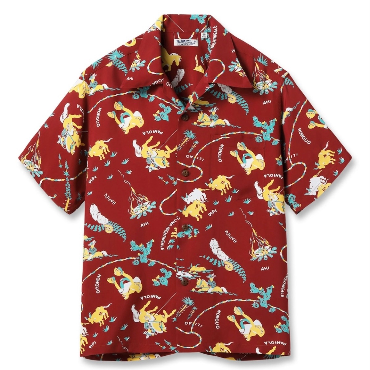 サンサーフ RAYON HAWAIIAN SHIRT “PANIOLA TOWN” | Edward's Clothing