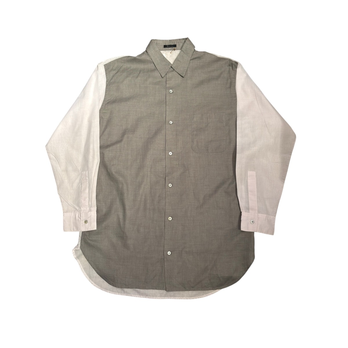 “Y's for men” Cotton/Poly design L/S switch color shirt | Kissmet