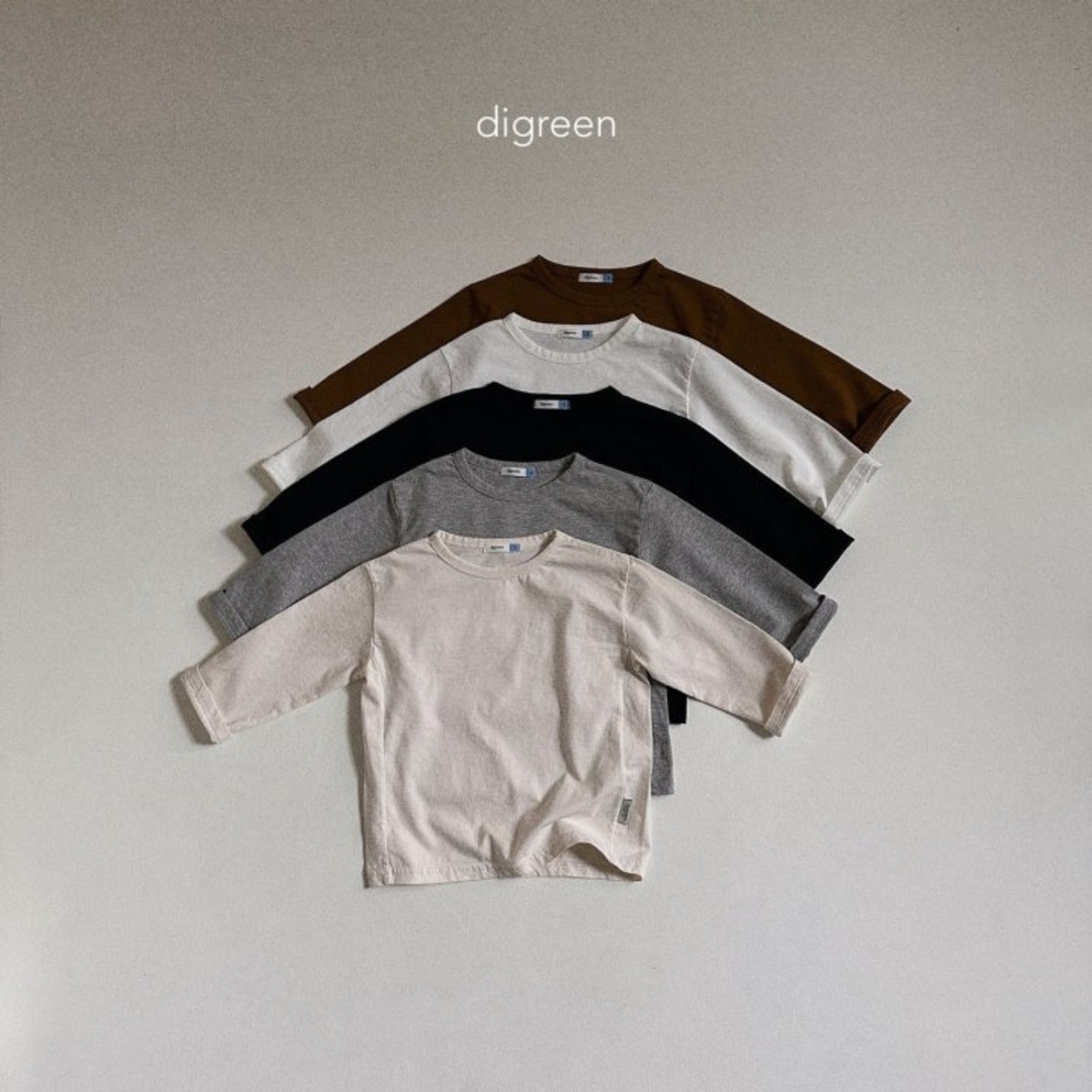☆OUTLET商品☆last1 cream L 【digreen】Basic T-Shirts | THE LITTLE NOOK