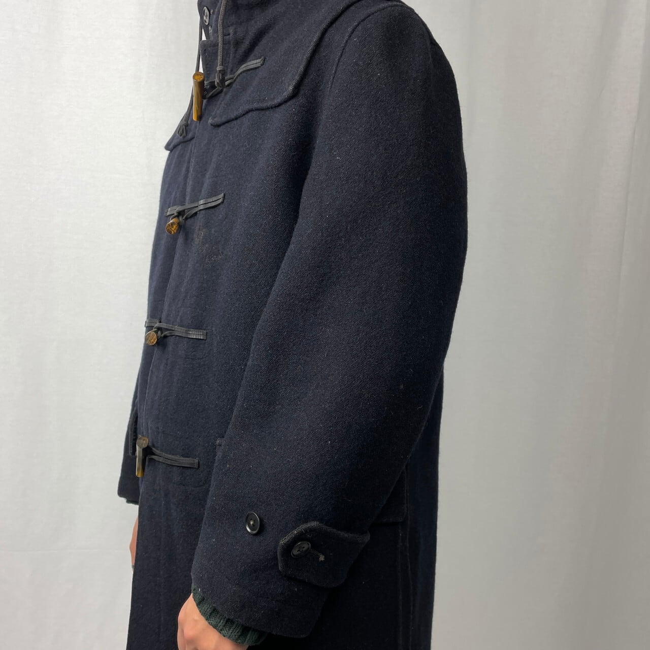 60年代 英国製 GLOVERALL グローバーオール メルトンダッフルコート ウールコート メンズM相当 古着 60s ヴィンテージ VINTAGE フード付き 紺色【コート】/ネイビー ...