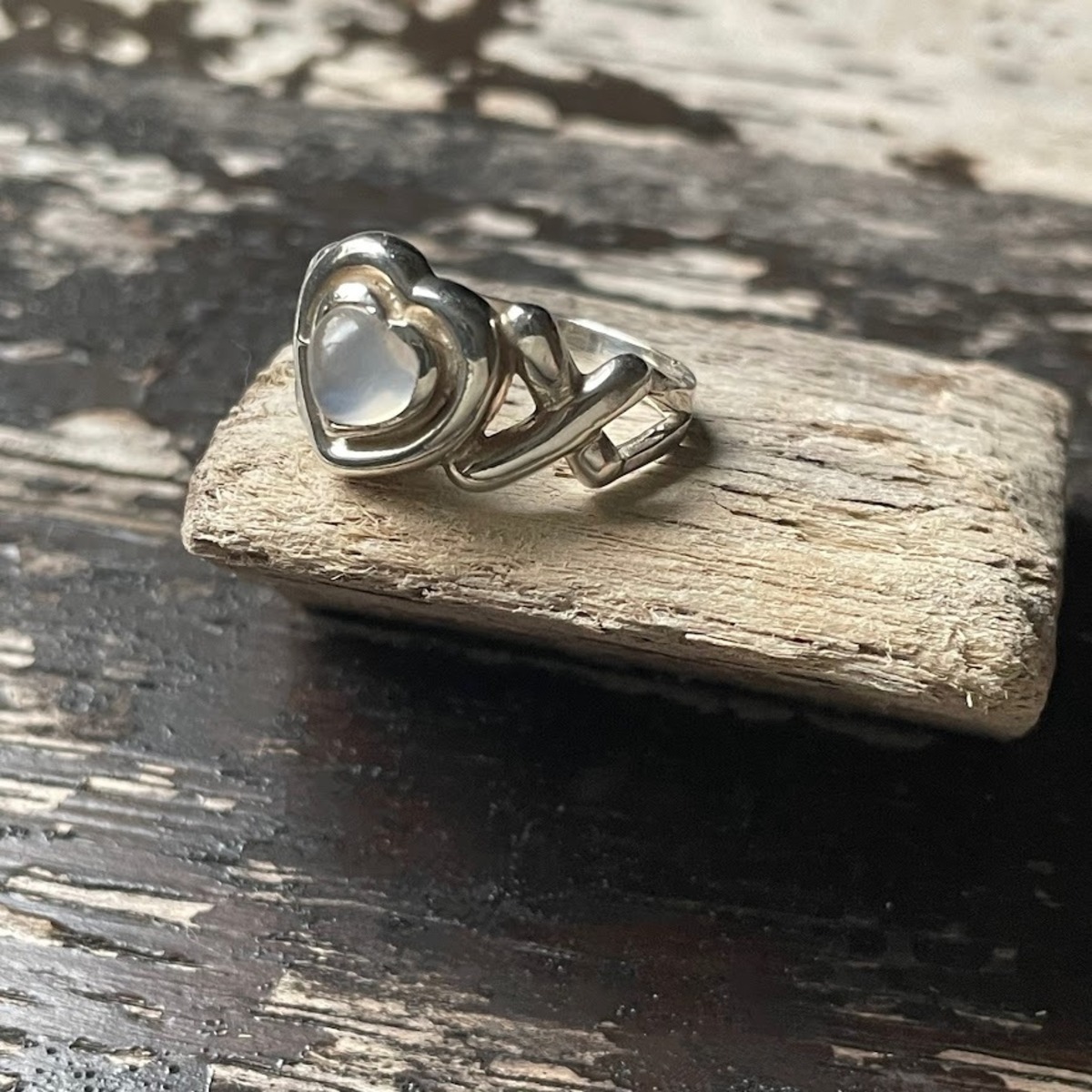 SILVER 925 ハート リング 《SV-0082》 | ModernLoop ユーズドアクセサリー専門店