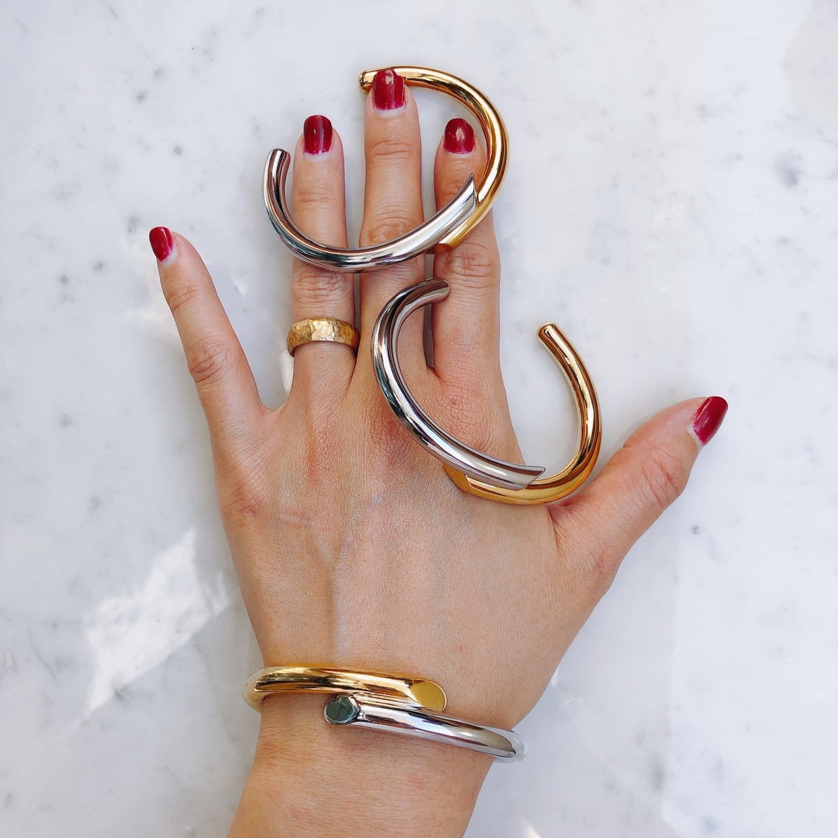 再販！！stainless half color bangle | AKINAWAN