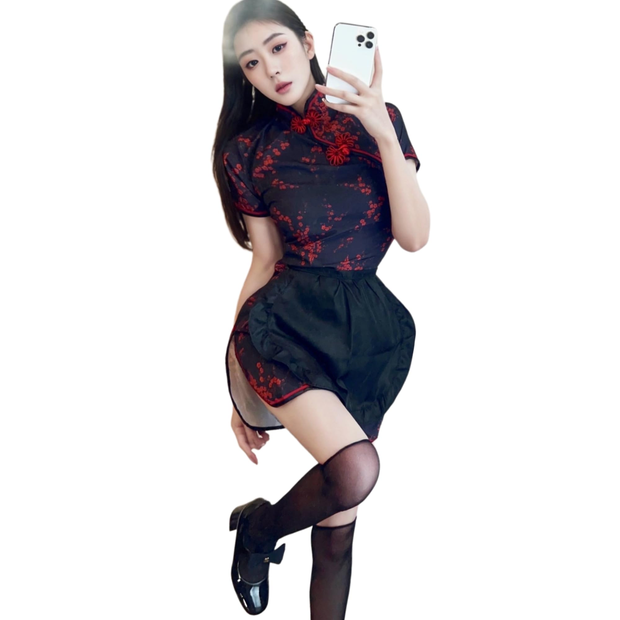 K1535 LUGANO-- VOCALOID GUMI グミ☆天ノ弱風 衣装＋靴下＋帽子