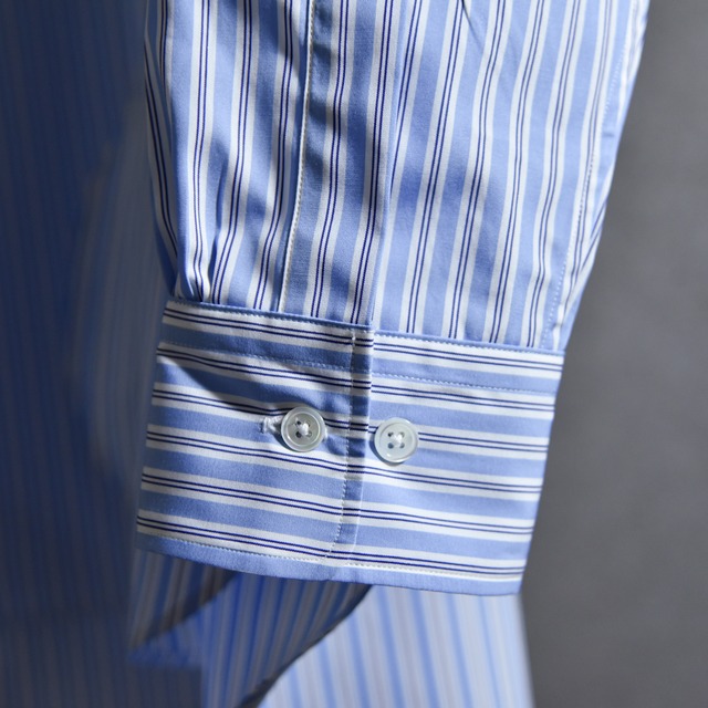 【intch.】"Arc" Officer Shirts THOMAS MASON / インチ アーク オフィサーシャツ トーマスメイソン | mark & collars (マークアンドカラーズ)