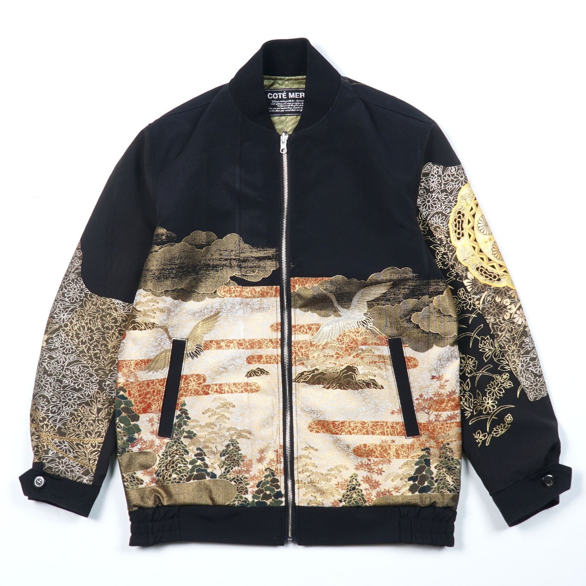 【BJK-M0032】Msize再構築リバーシブル着物ボンバー KIMONO REVERSIBLE BOMBER JACKET | 【 COTÉ MER コートメール】official web ...