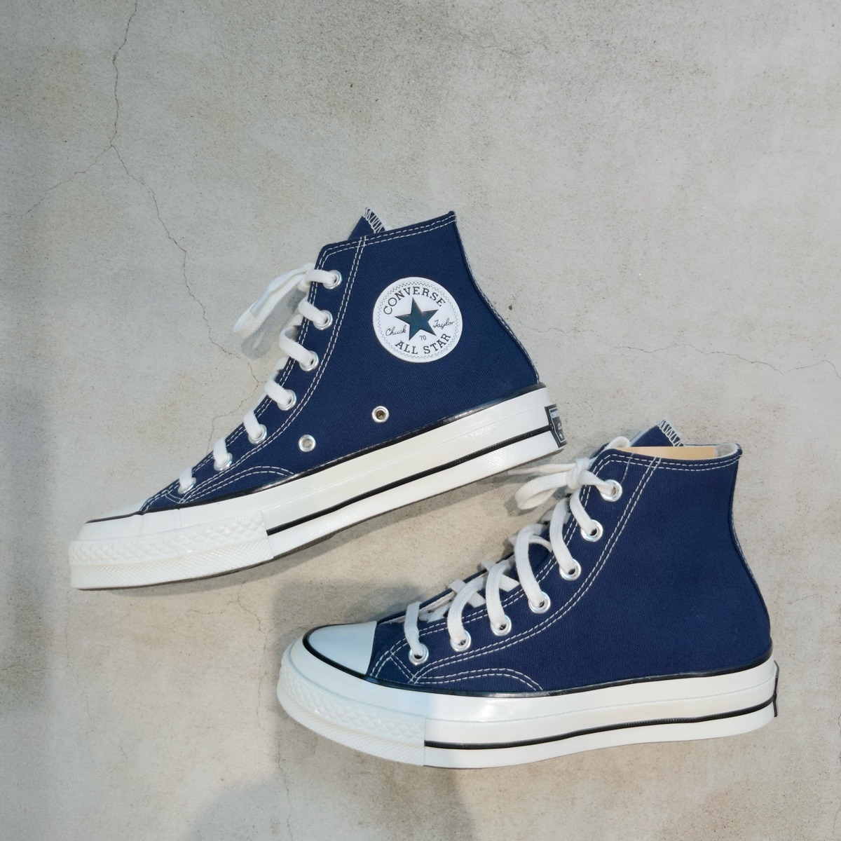 【DEAD STOCK CONVERSE CT70】 high cut sneaker "navy" | THE SUN vintage