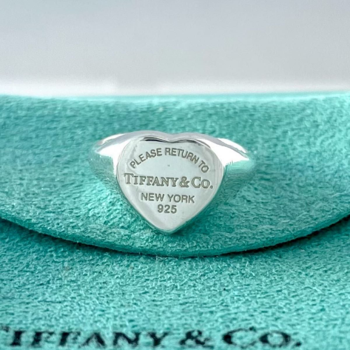 ティファニー 9号 リターントゥ ハート シグネット リング YZ1fe | Hello Vintage