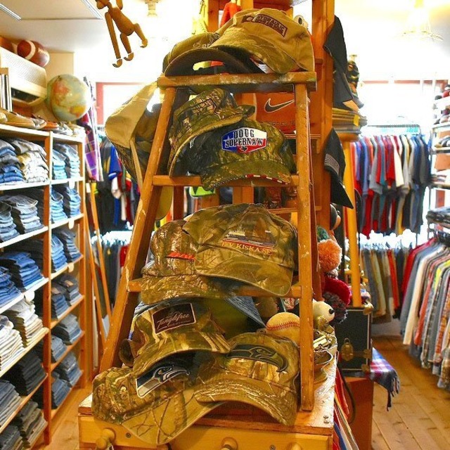 1点物 KISKA SEAリアルツリー迷彩カモ柄ベースボールキャップ古着メンズレディースOKアメカジ90sストリート/スポーツMix帽子レトロ ...