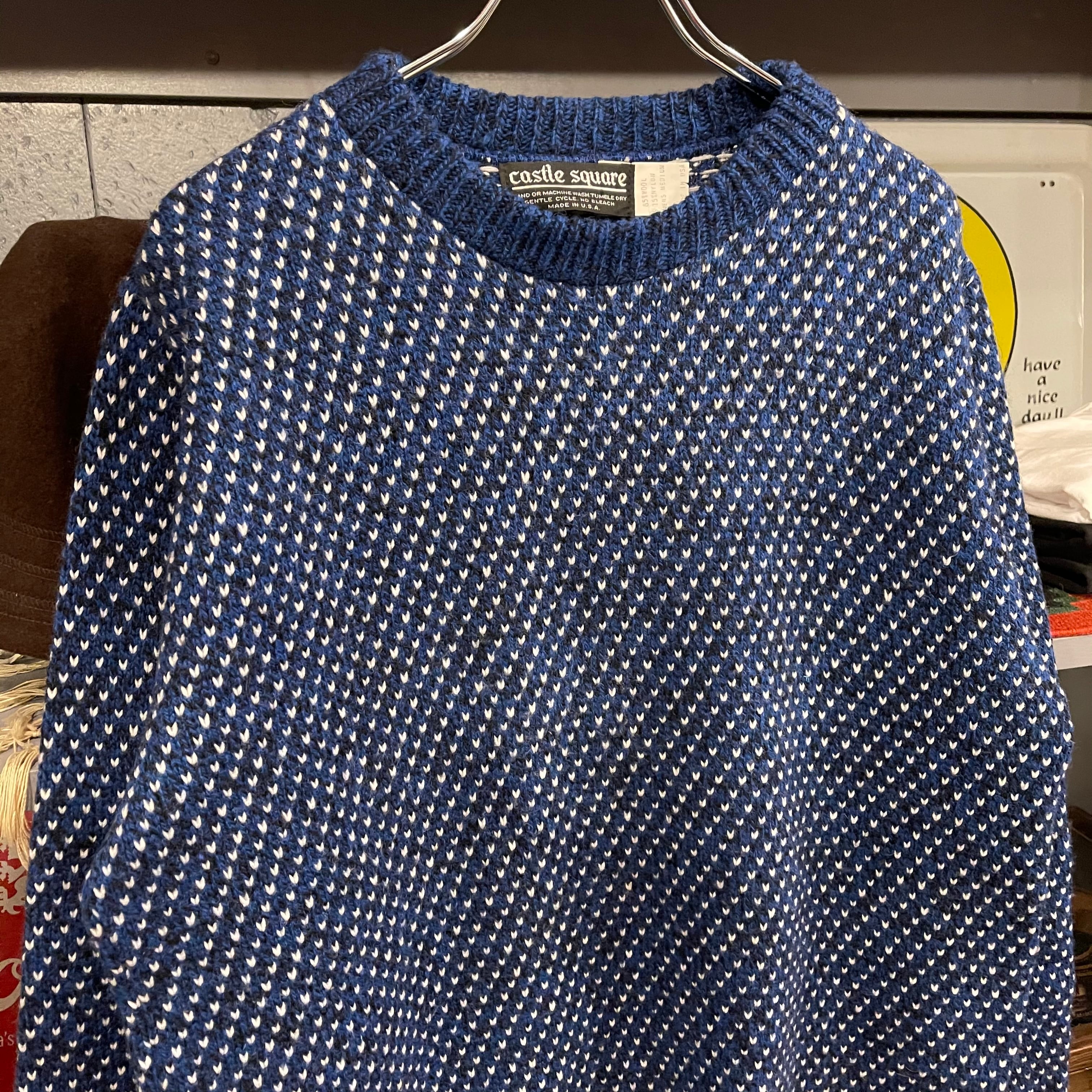 Birds-eye Wool Knit Sweater | VOSTOK