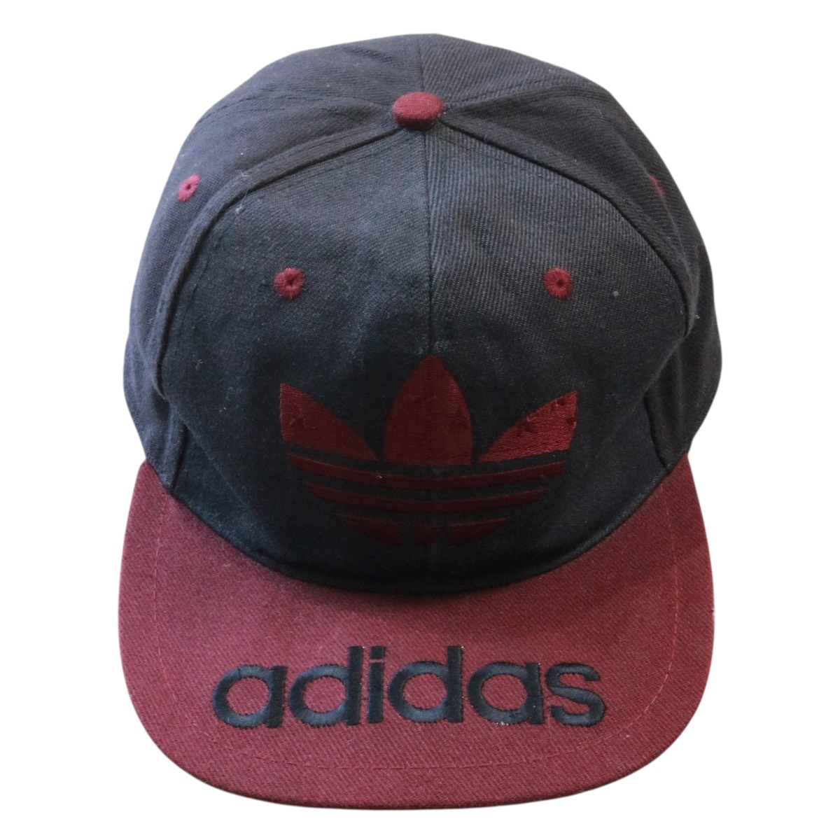 adidas trefoil logo 2 tone cap 90s | focus