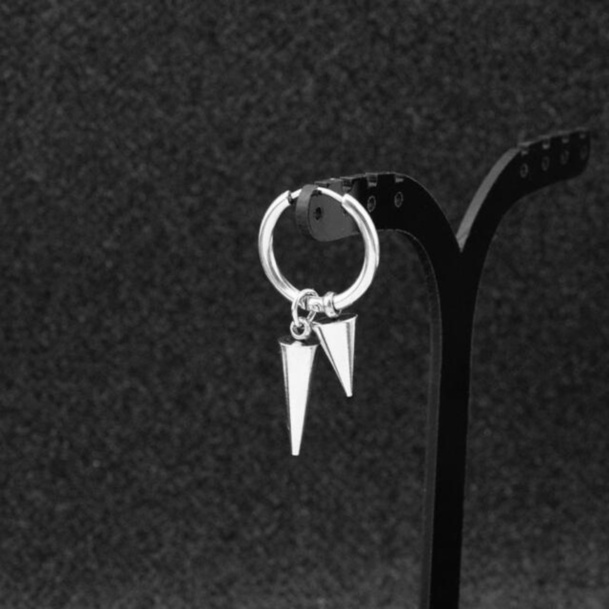 韓国系 フープ ピアス 三角 ダブル 防弾少年団 BTS 韓流 両耳 | Ruru &Suzaku