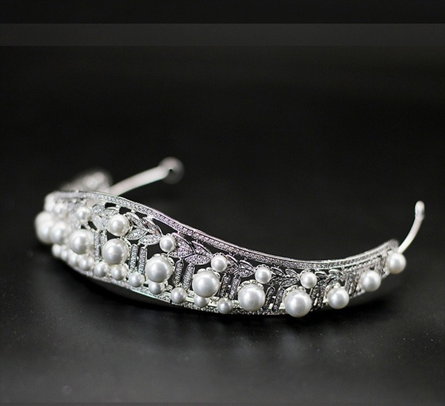 最高級 ︎ ロイヤル パール ティアラ ウエディング | Tiara Shop Valentina