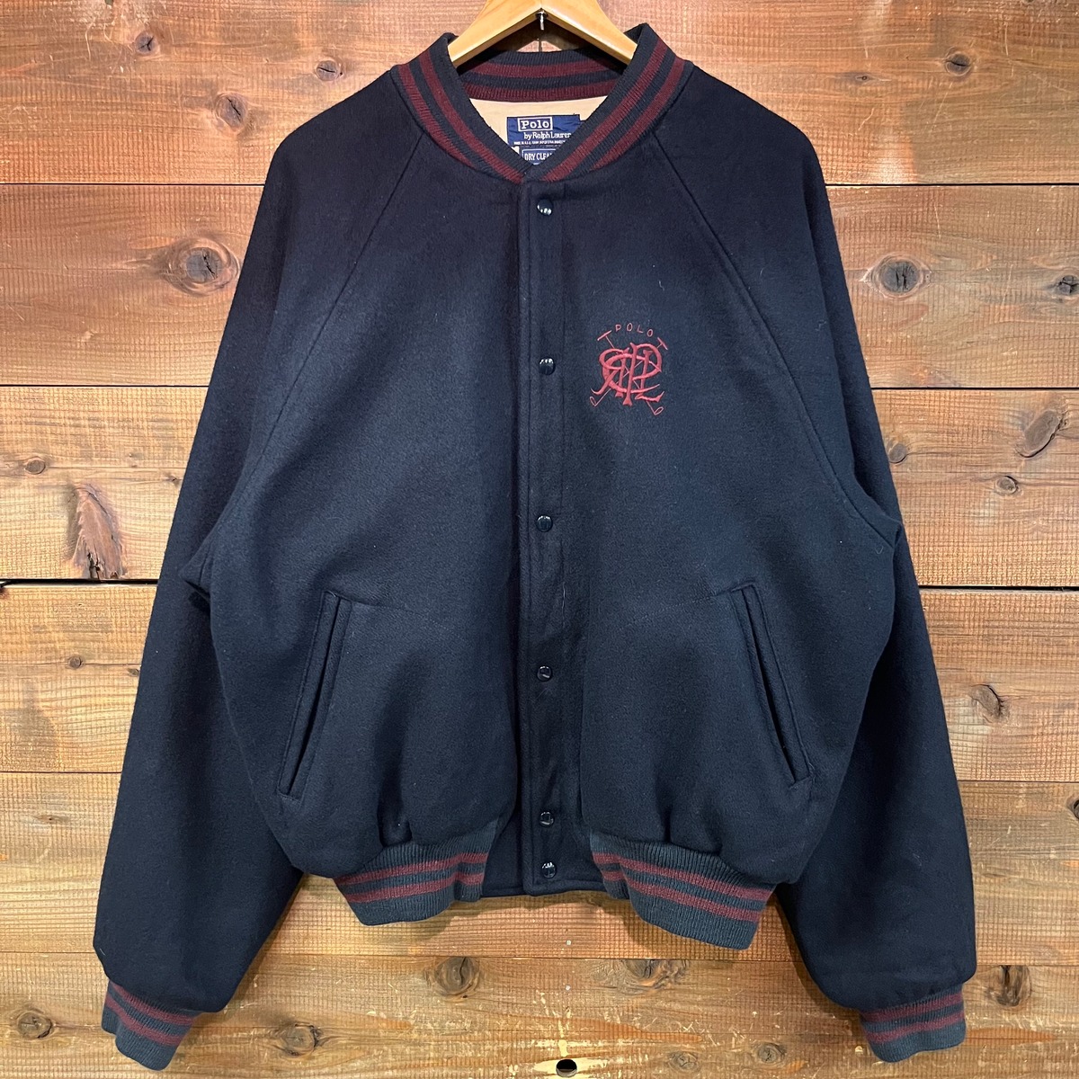 Ralph Lauren Wool Stadium Jacket USA MADE | DESERTSNOW