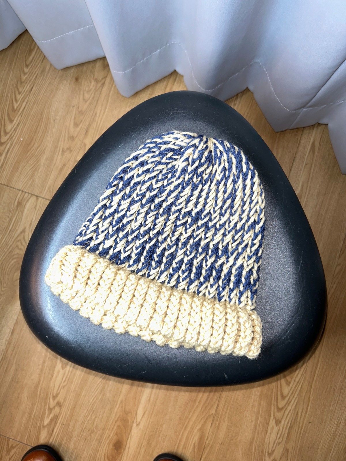 Dead stock “ Hand knit cap “ wool | Knot Co. Ltd.