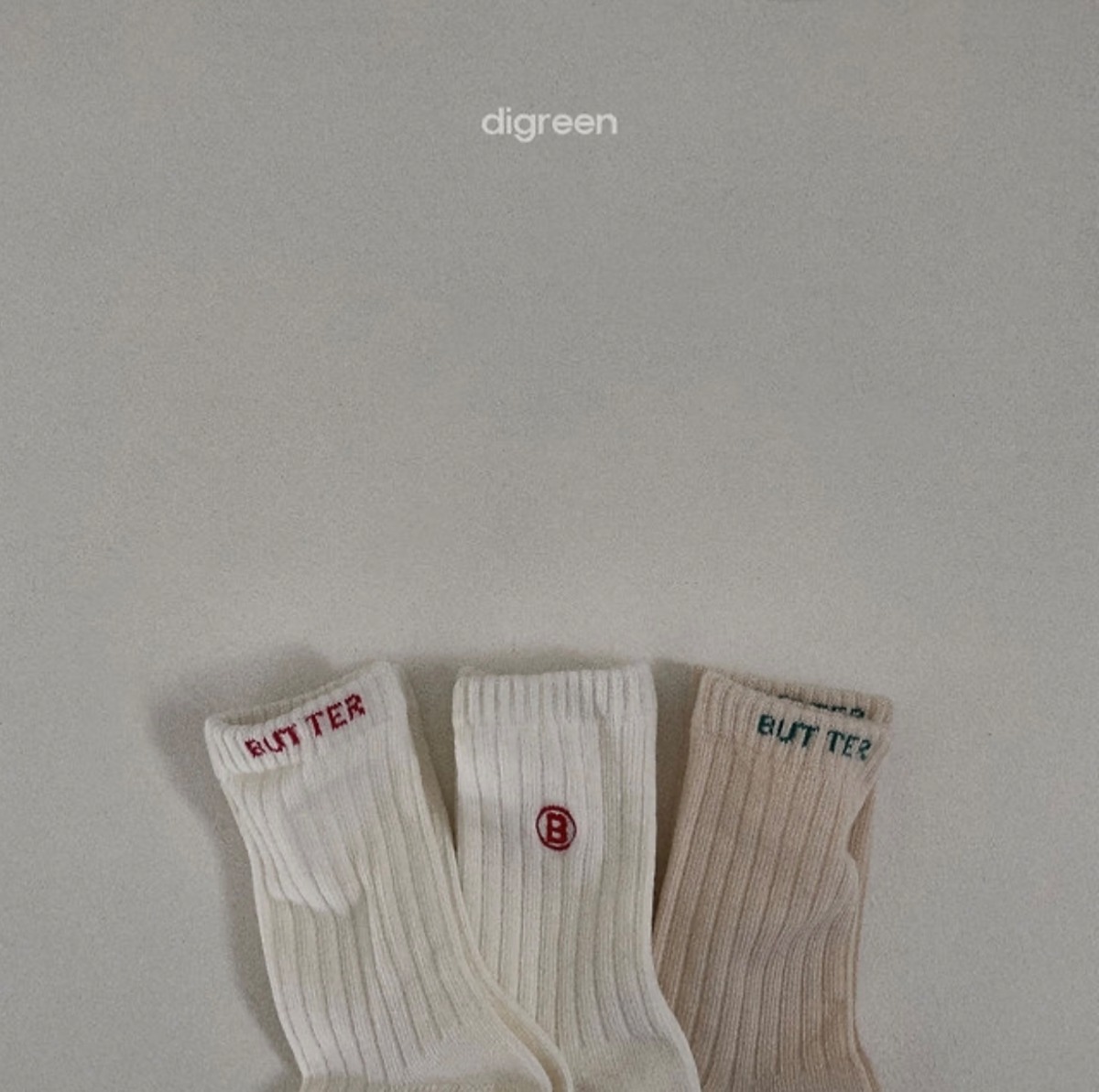 【即納】digreen/butter socks 3点set | yuzumico