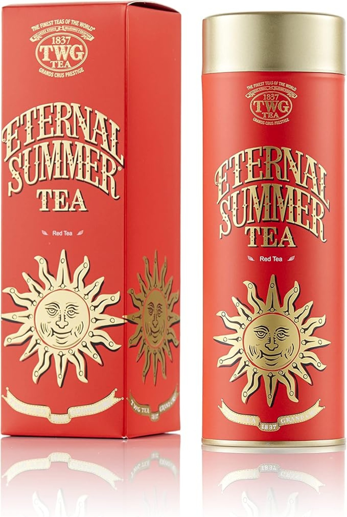 TWG Tea ルイボスティー 茶葉 缶入り お中元 ギフト Eternal Summer Tea エターナルサマーティー 茶葉120g入り1 ...