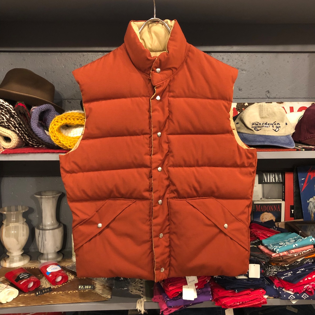 80s Alpine Designs Reversible Down Vest | VOSTOK