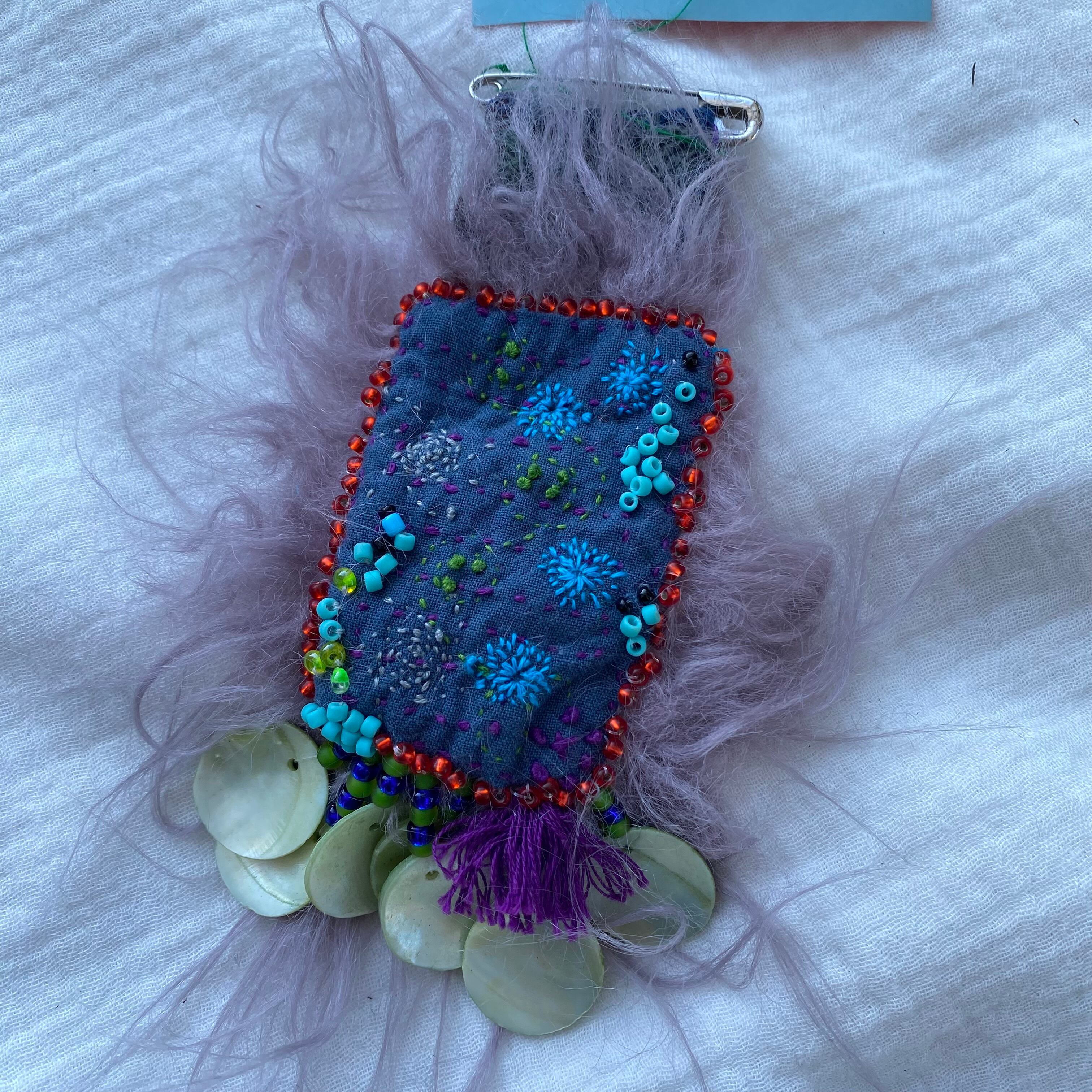 manatu gekka/ジョウビタキ/ブローチ | Pay ID