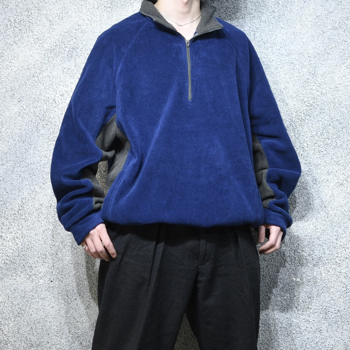 Eddie Bauer switching half zip fleece | kroneko