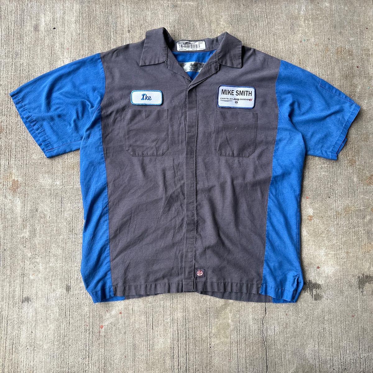 REDCAP OPENCOLOR 2TONE SHORT SLEEVE WORK SHIRTS レッドキャップ 開襟 ツートーン 半袖 ワーク ...