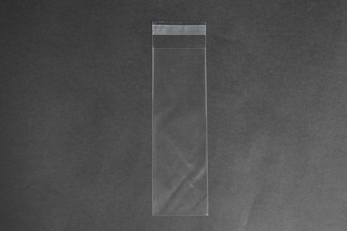 雑貨小分け包装・部品、資料整理(OPP袋 OPP袋 雑貨袋 テープ付き)横80×縦250+フタ40mm 30μ(0.03mm)【1,000枚 ...