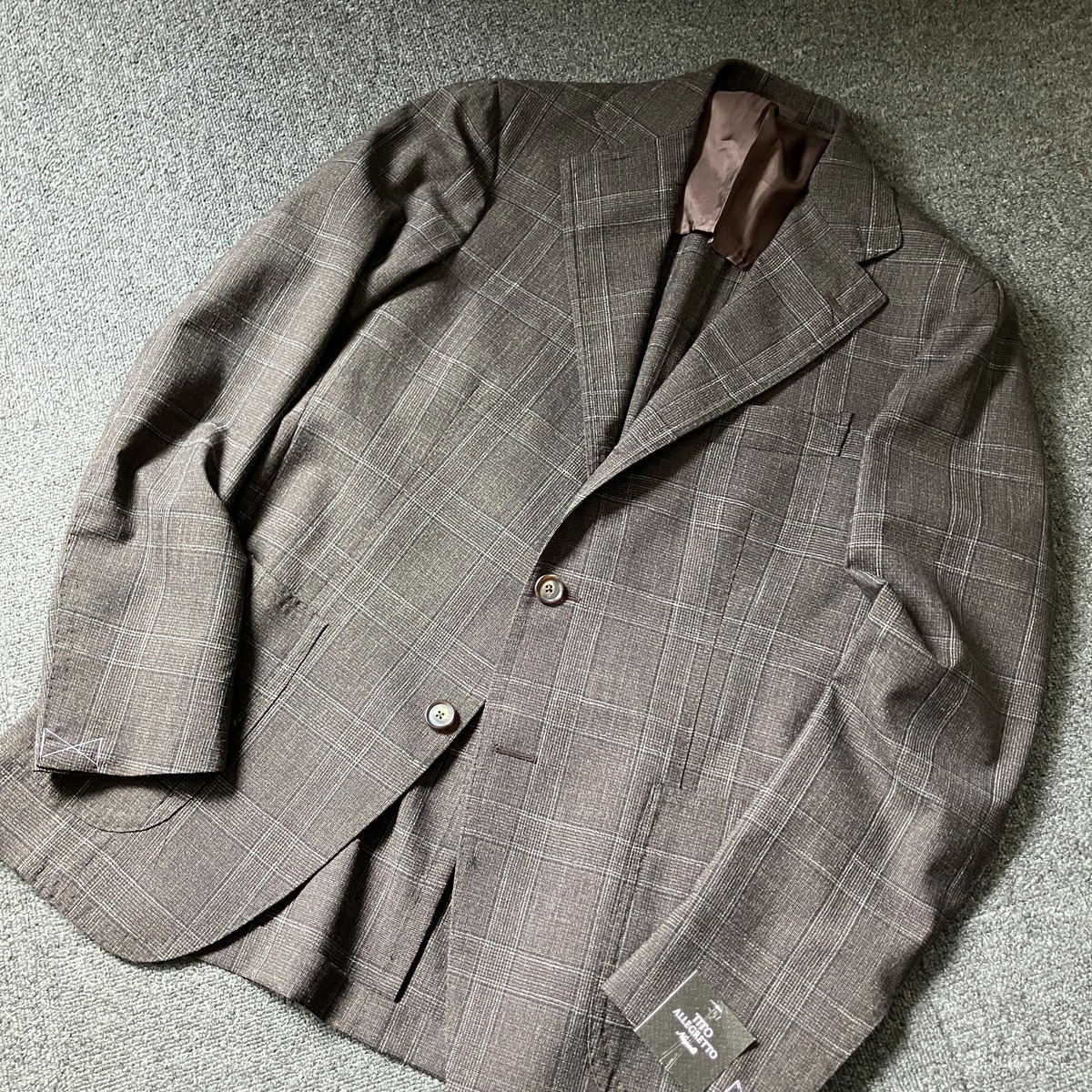 "未使用品" TITO ALLEGRETTO GLEN CHECK JACKET《46》 | safarionline