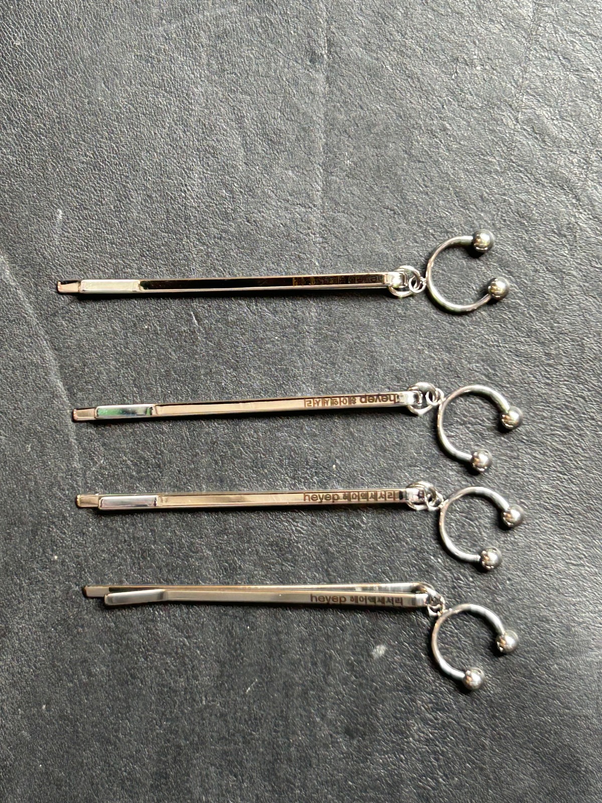 HEYEP Mini Piercing Hair Pins- 4 Piece Set | AAR