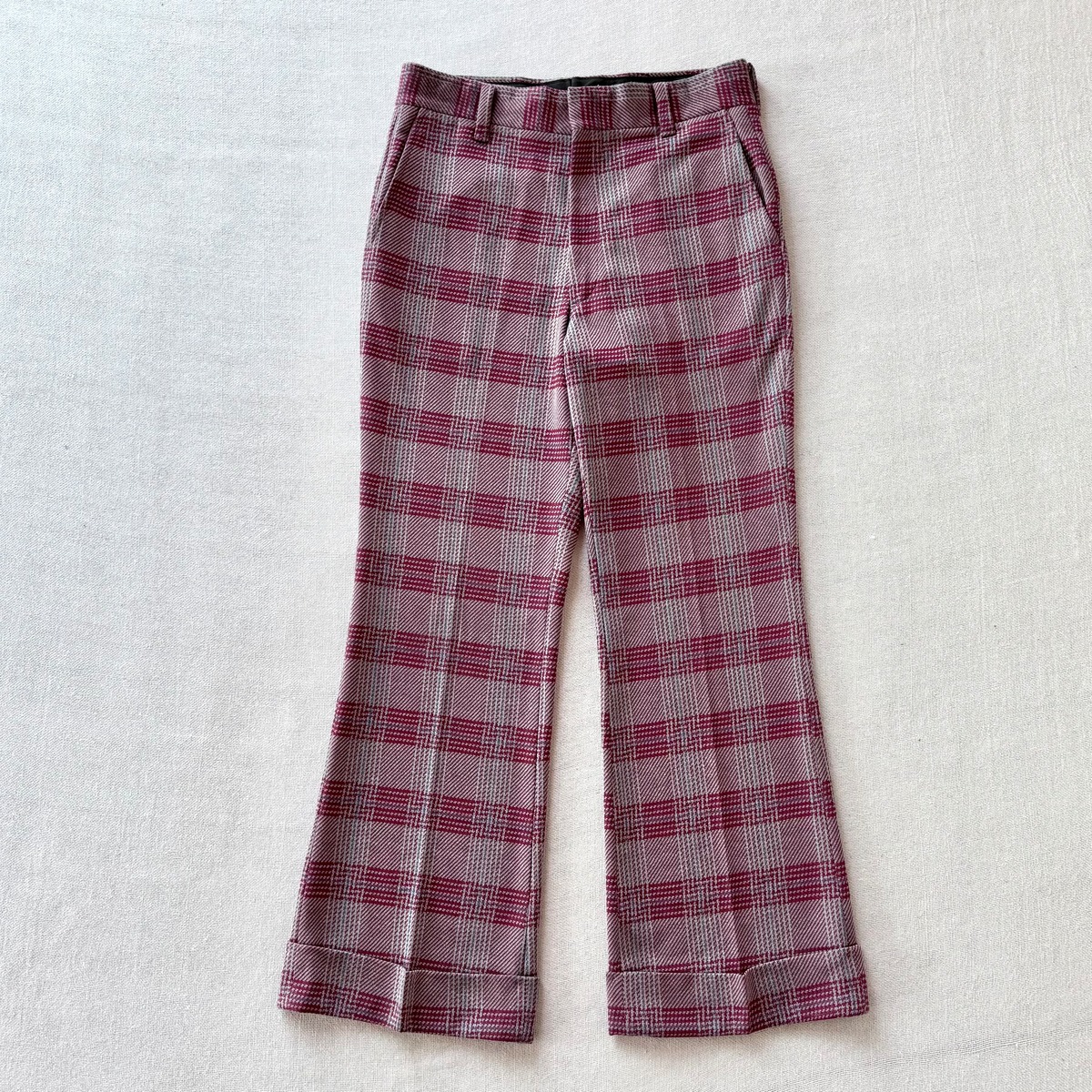 70s-80s USA製 FARAH plaid flared slacks | used & vintage WATARU