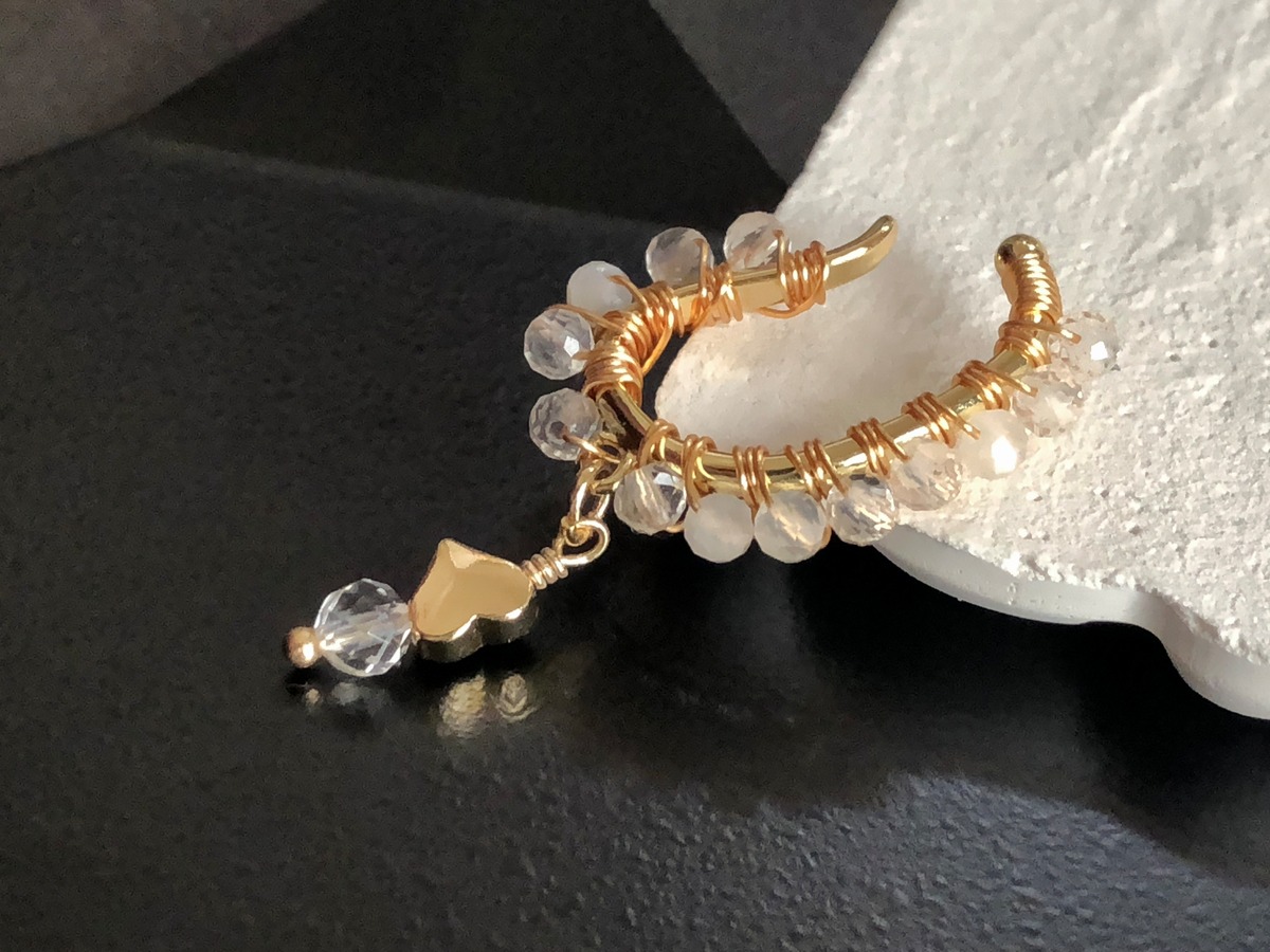 14kgfクリスタルイヤカフ | M.infinity