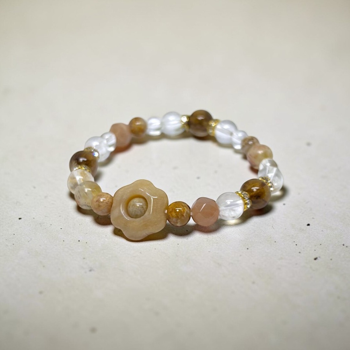 Mana Fossil Flower（マナ・フォシルフラワー）― 太古の花の守り ― ブレスレットⅢ | LufeMana