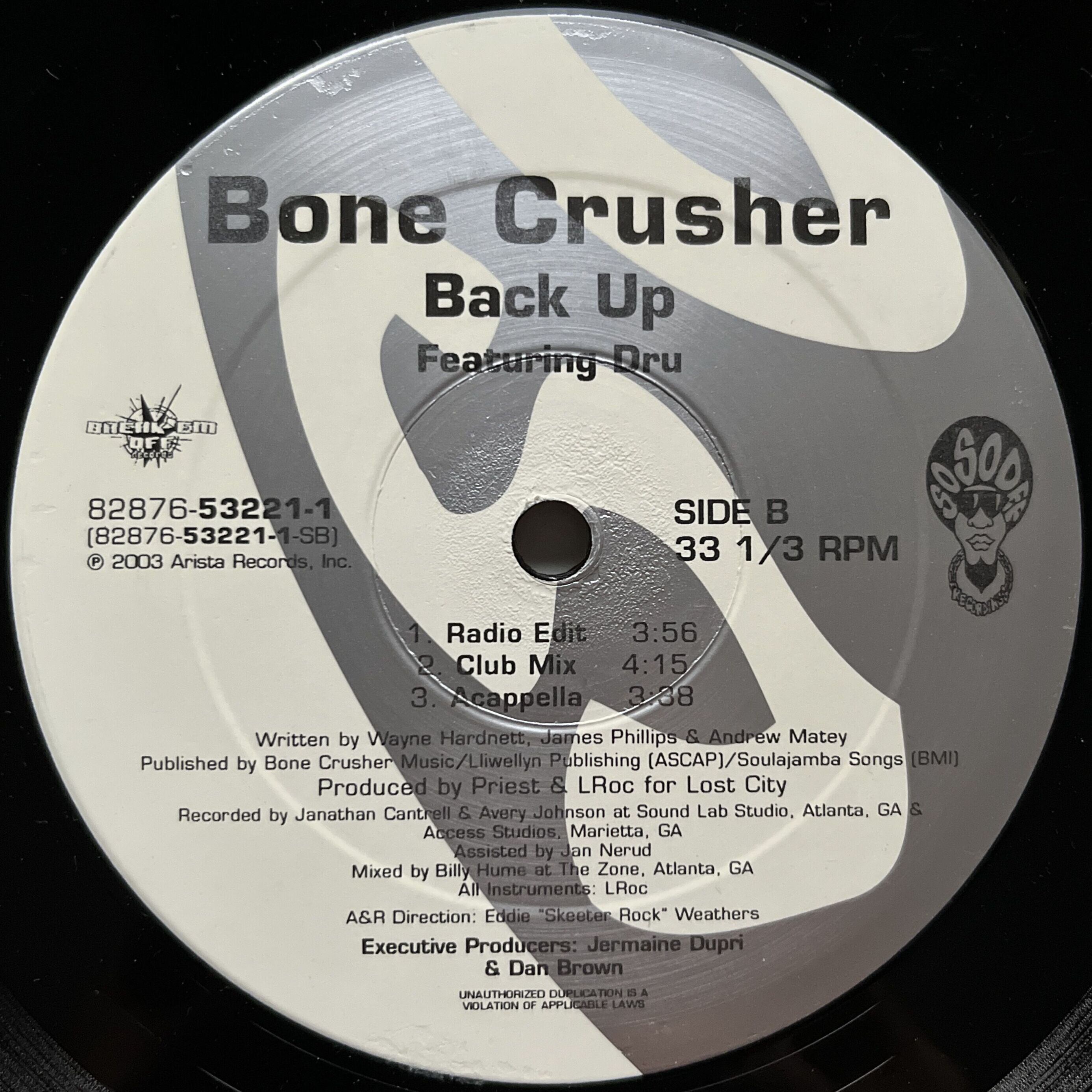 Bone Crusher - Never Scared (The Takeover Remix) / Back Up | goodolddays