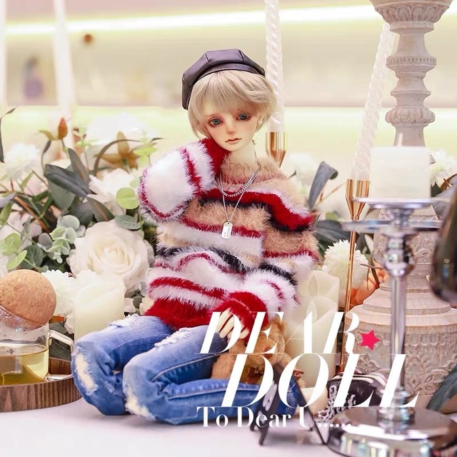 大人用も！ドールとお揃い dear doll 三分 四分 セーター ニット 洋服 服 BJD 球体関節人形 1/4 MDD MSD ...