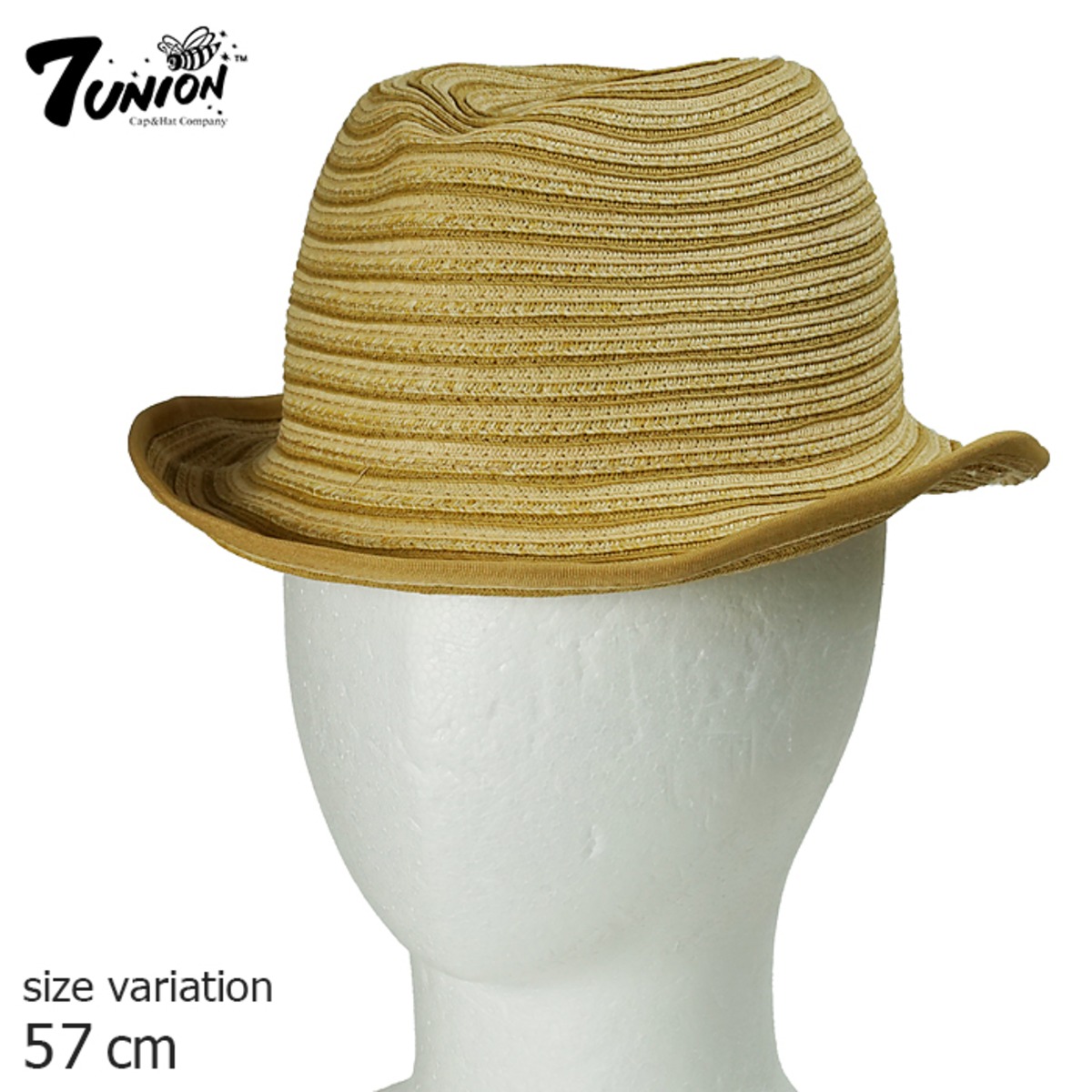 7UNION XY-203 HAT BROWN 57cm セブンユニオン 帽子 ハット ストリート | crass