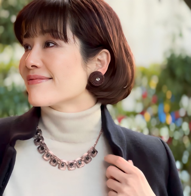 【662】ロールイヤリング | BELLA GENTE