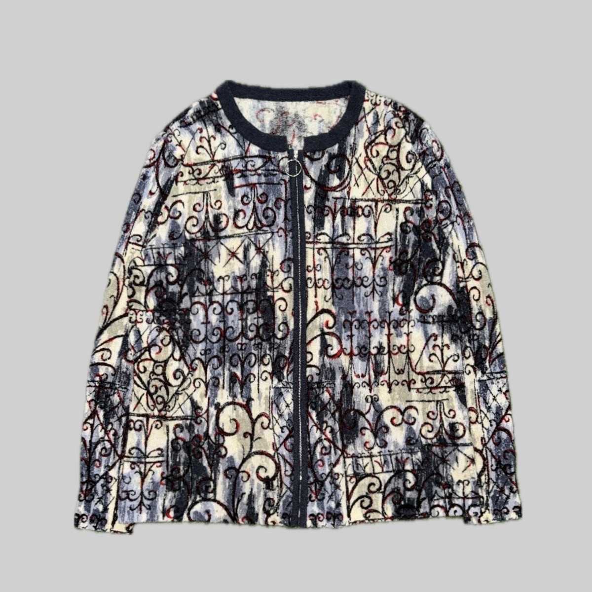 wrought iron pile knit jacket | whale