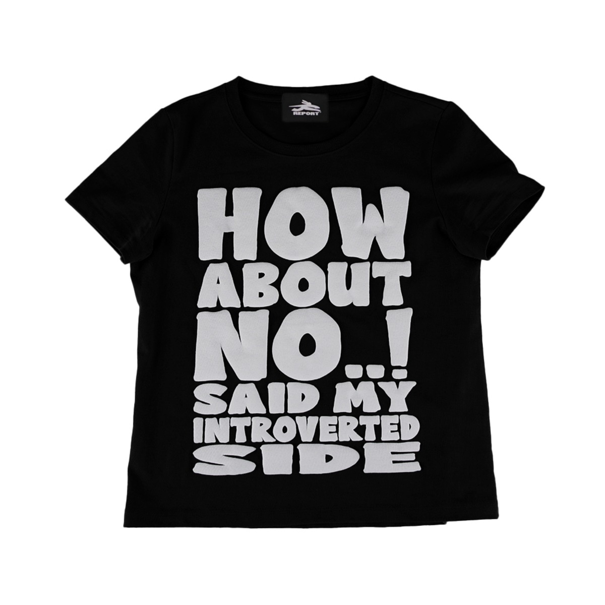 HOW ABOUT NO TEE (BLACK) | creep store