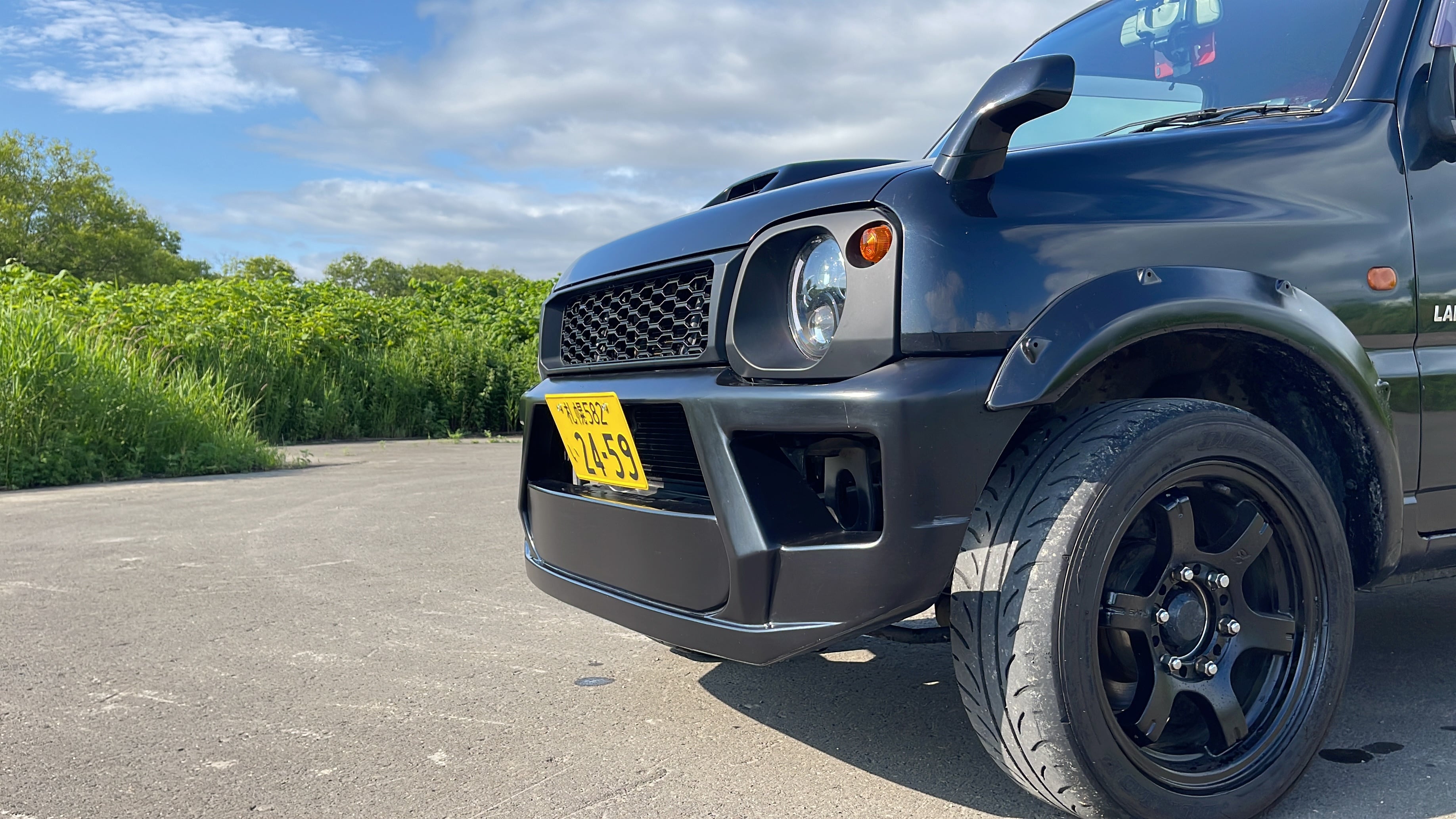 ジムニー 丸目2灯 LEDヘッドライトキット(オレンジウインカー) JB23 JB33 JB43 | kimny×Viwanda