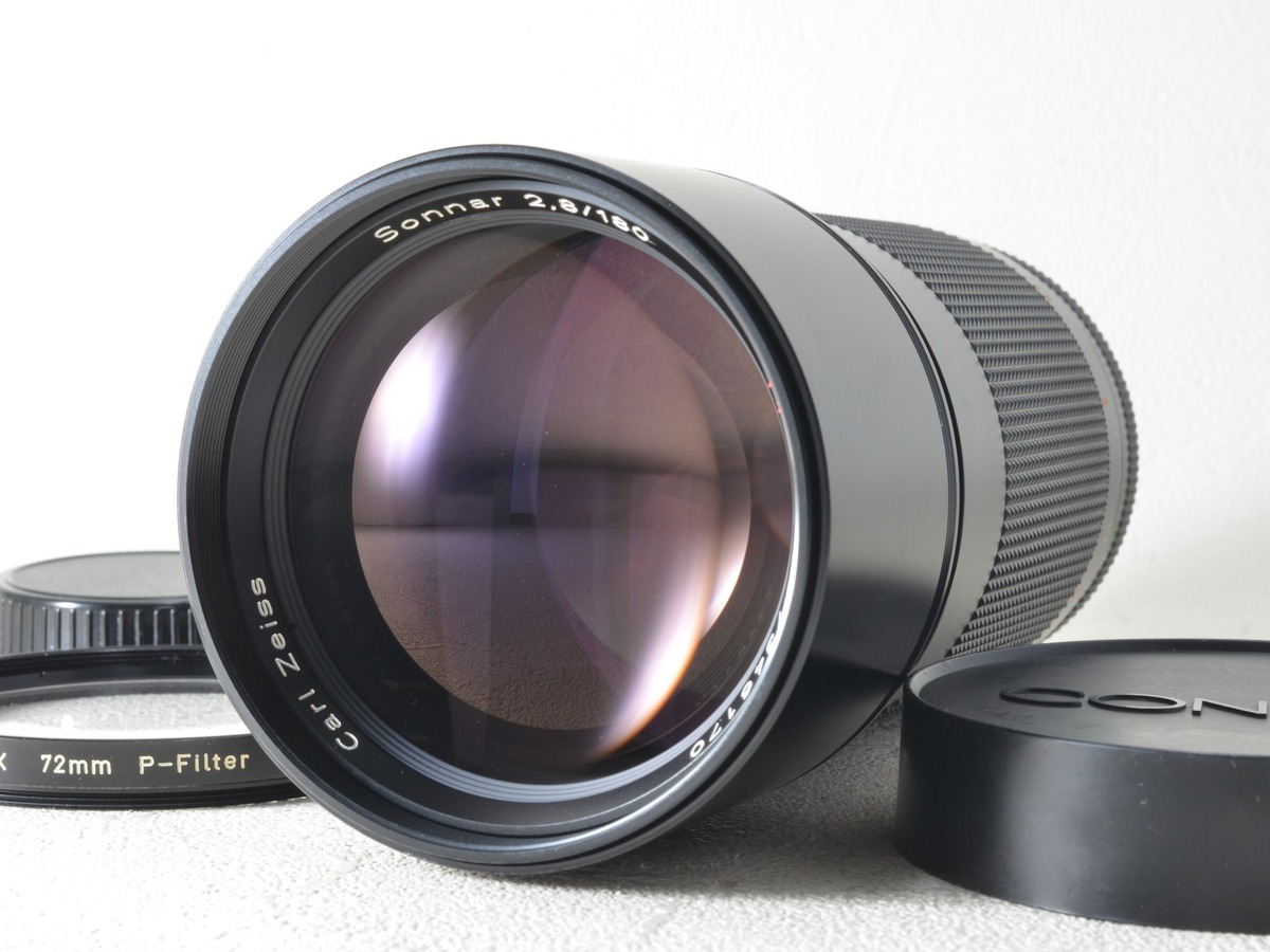 CONTAX Carl Zeiss Sonnar T* 180mm F2.8 MMJ コンタックス（52541） | サンライズカメラ ...