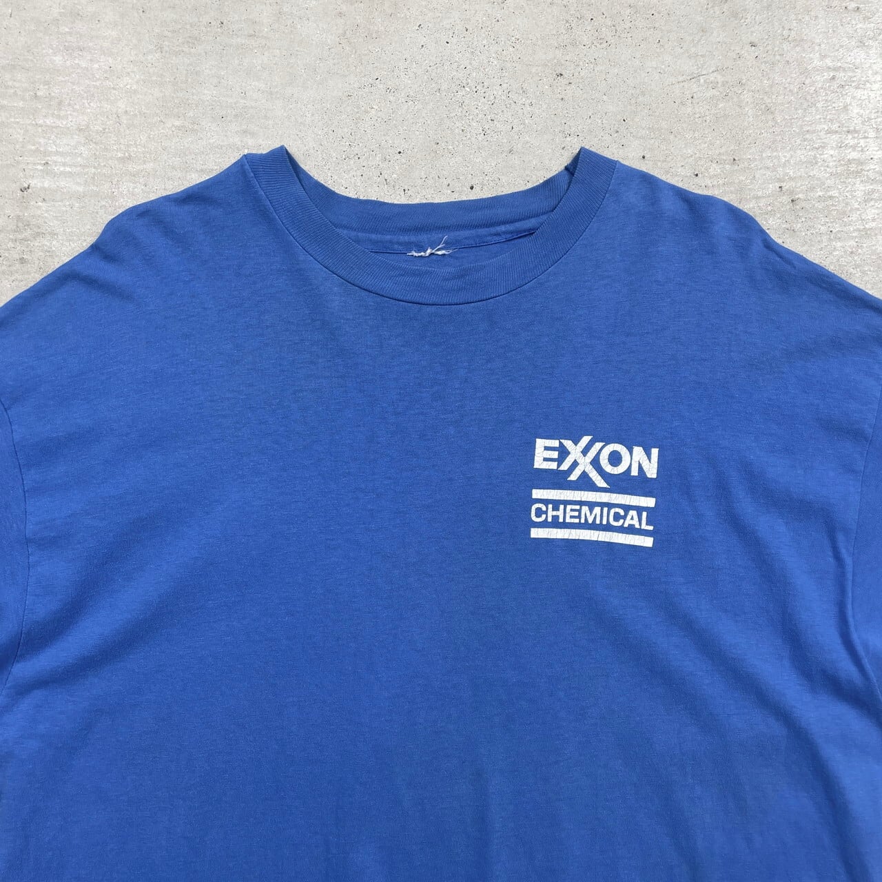 〜90年代 ExxonMobil Chemical 企業ロゴ Tシャツ メンズXL相当 古着 90s ヴィンテージ VINTAGE シングル ...