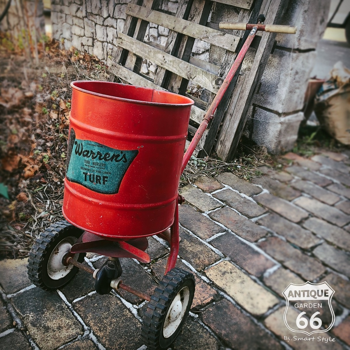 手押し式 サイクロンシーダー 種まき機 アメリカ ヴィンテージ Cyclone Seeder 農具 赤【K-021-030 ...