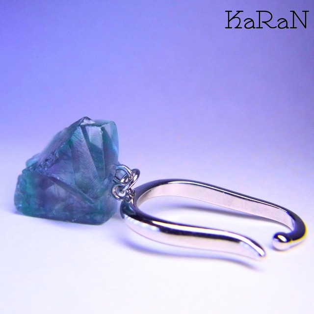 K048 ダイアナマリアフローライト イヤーカフ | KaRaNshop