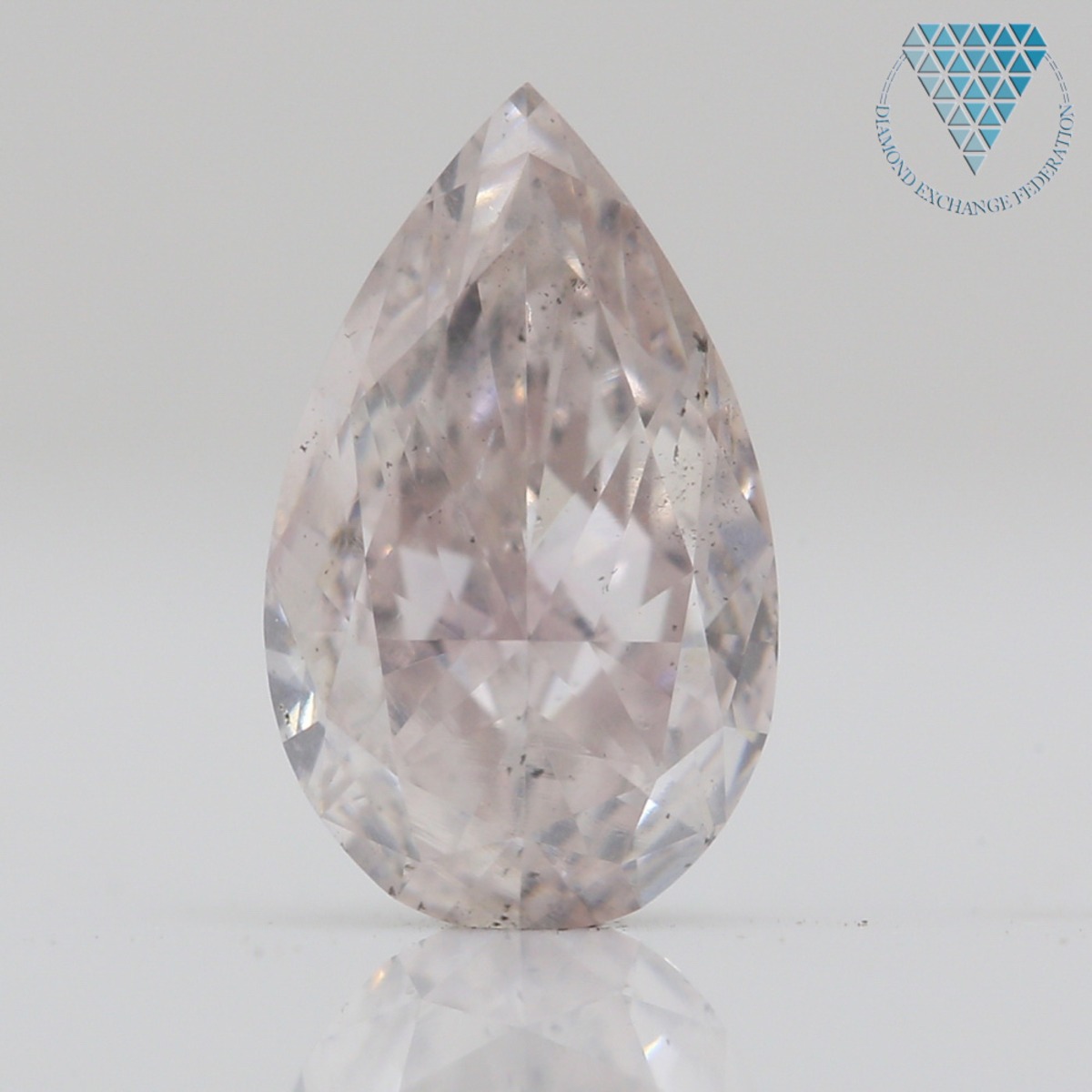 0.4 ct FANCY LIGHT PINK SI2 PEAR GIA 天然 ダイヤモンド ルース | DIAMOND EXCHANGE FEDERATION
