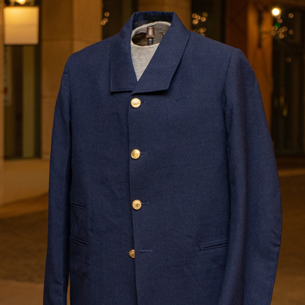 OLD BRITISH RAIL WOOL JACKET DEAD STOCK | STRAYSHEEP ONLINE