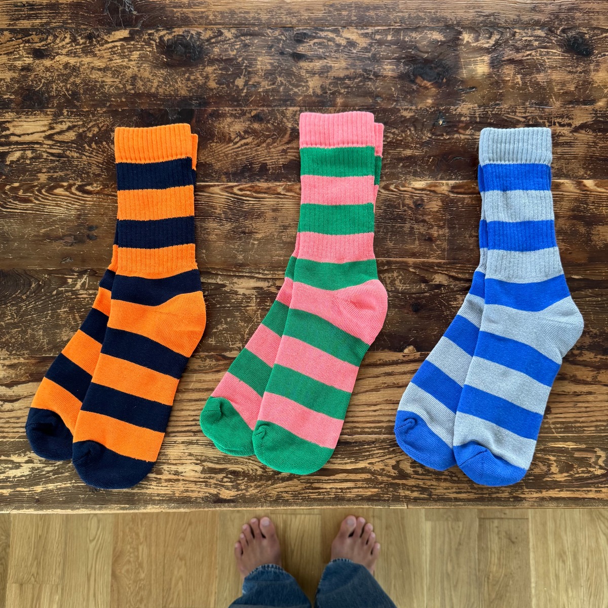 Made in England/ BORDER STRIPE SOCKS /TSPTR | Rei-mart