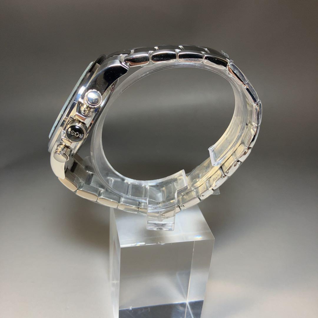 ★海外限定★新品即納 紳士ブランド ヒューゴボス ブルー文字盤 Hugo Boss クロノグラフ 男性用腕時計 メンズ クォーツ ...