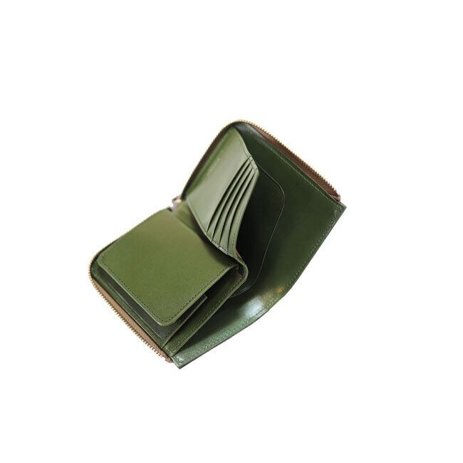 スロウ] bridle ブライドル Lzip middle wallet 二つ折り財布 SO792J