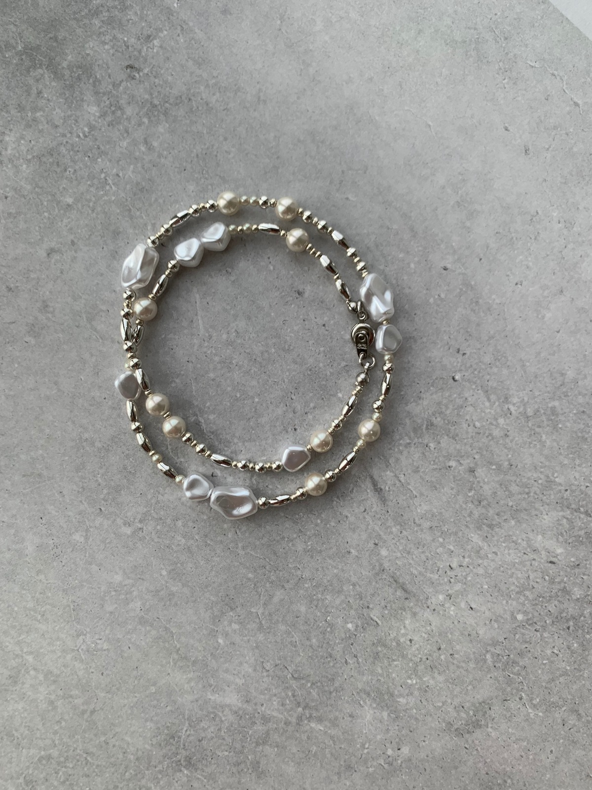 silver Perl necklace | filer0